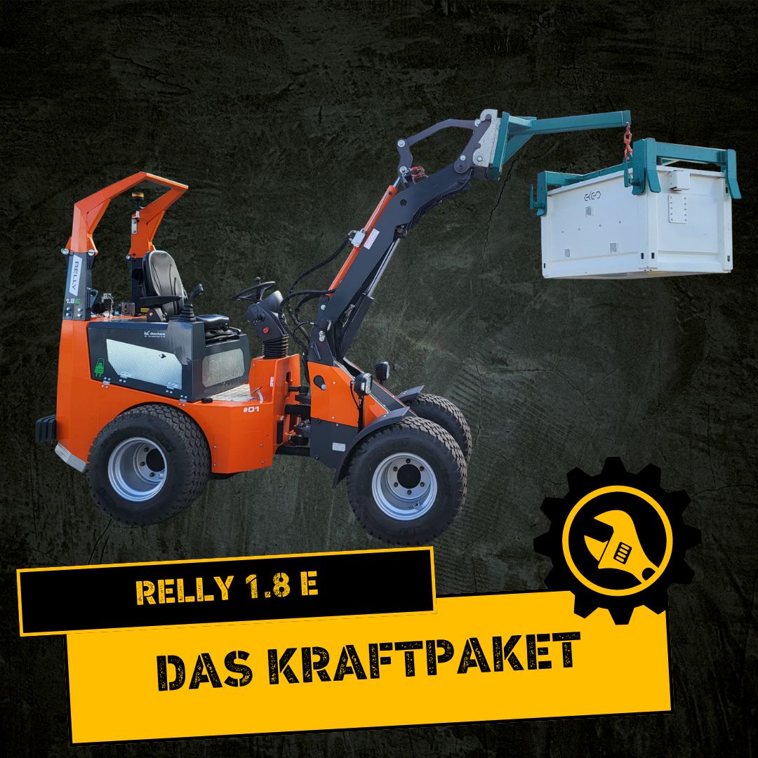 Jetzt Radlader kaufen: Der RELLY 1.8 E mit hoher Effizienz und starker ...